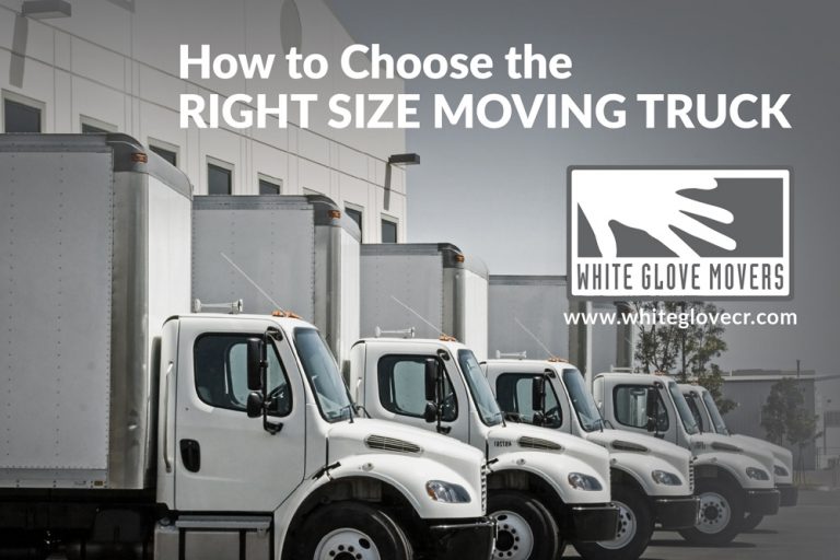 How to Choose the Right Size Moving Truck | White Glove Movers